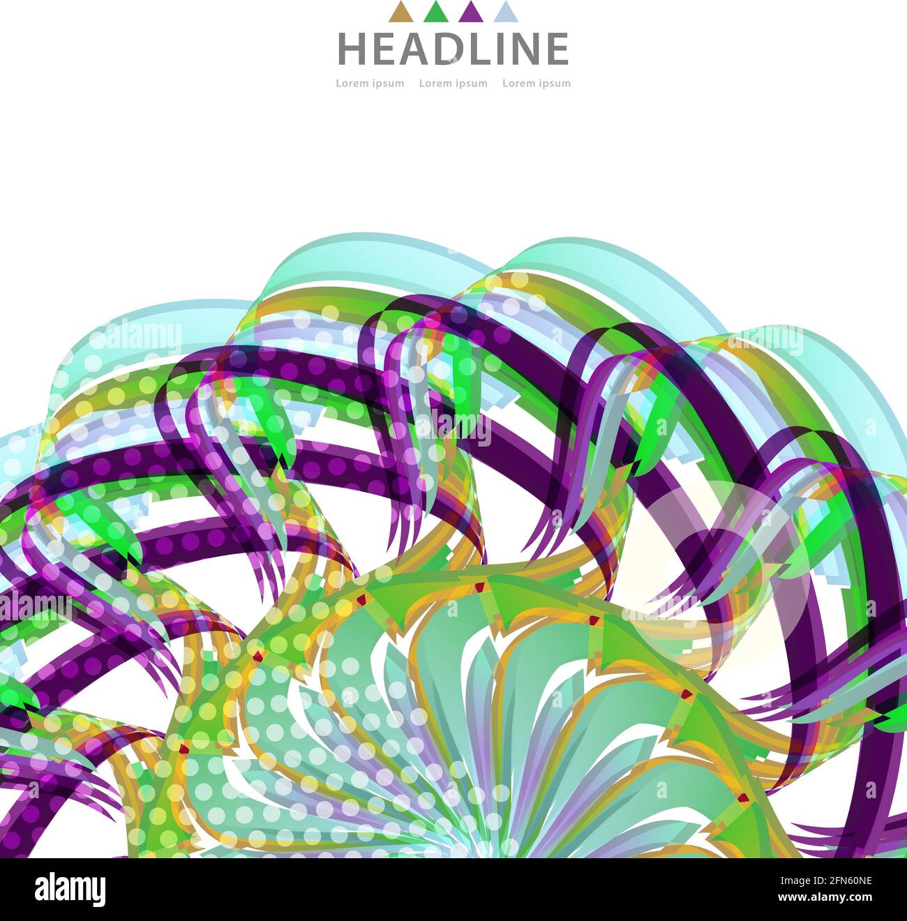 Brochure colorful header background design layout template Stock Vector ...