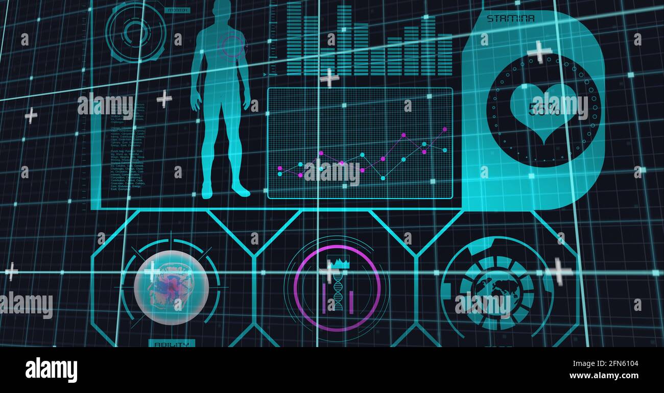 Animation human body medical icons hi-res stock photography and images ...