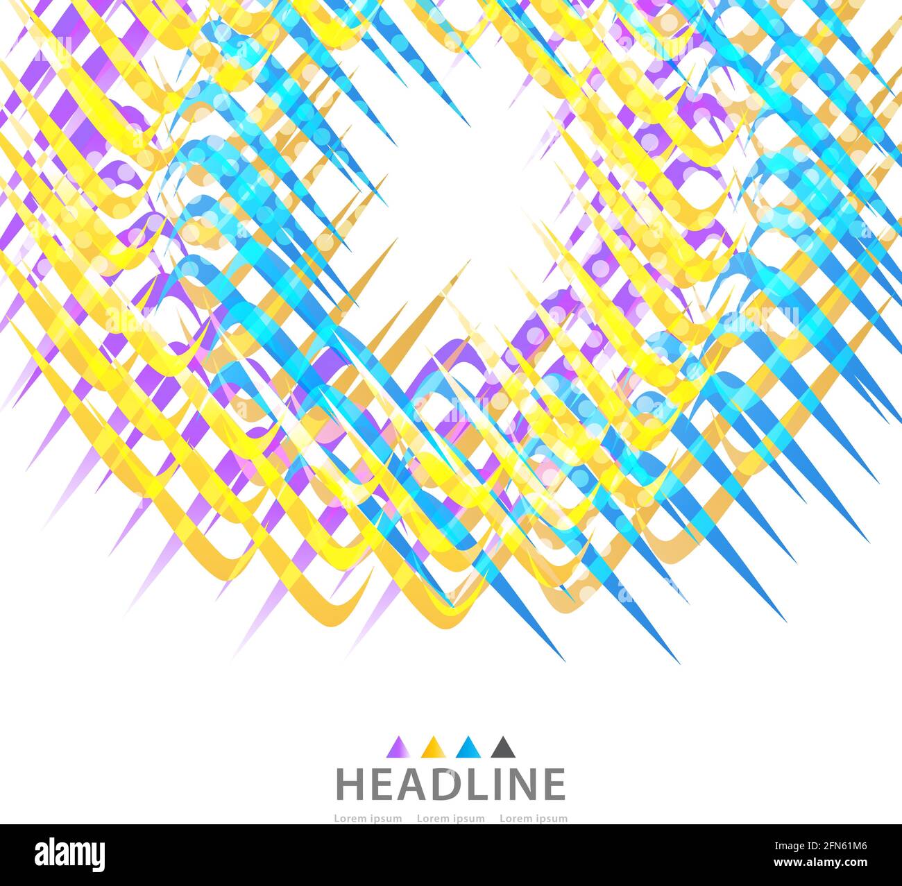 Brochure colorful header background design layout template Stock Vector ...