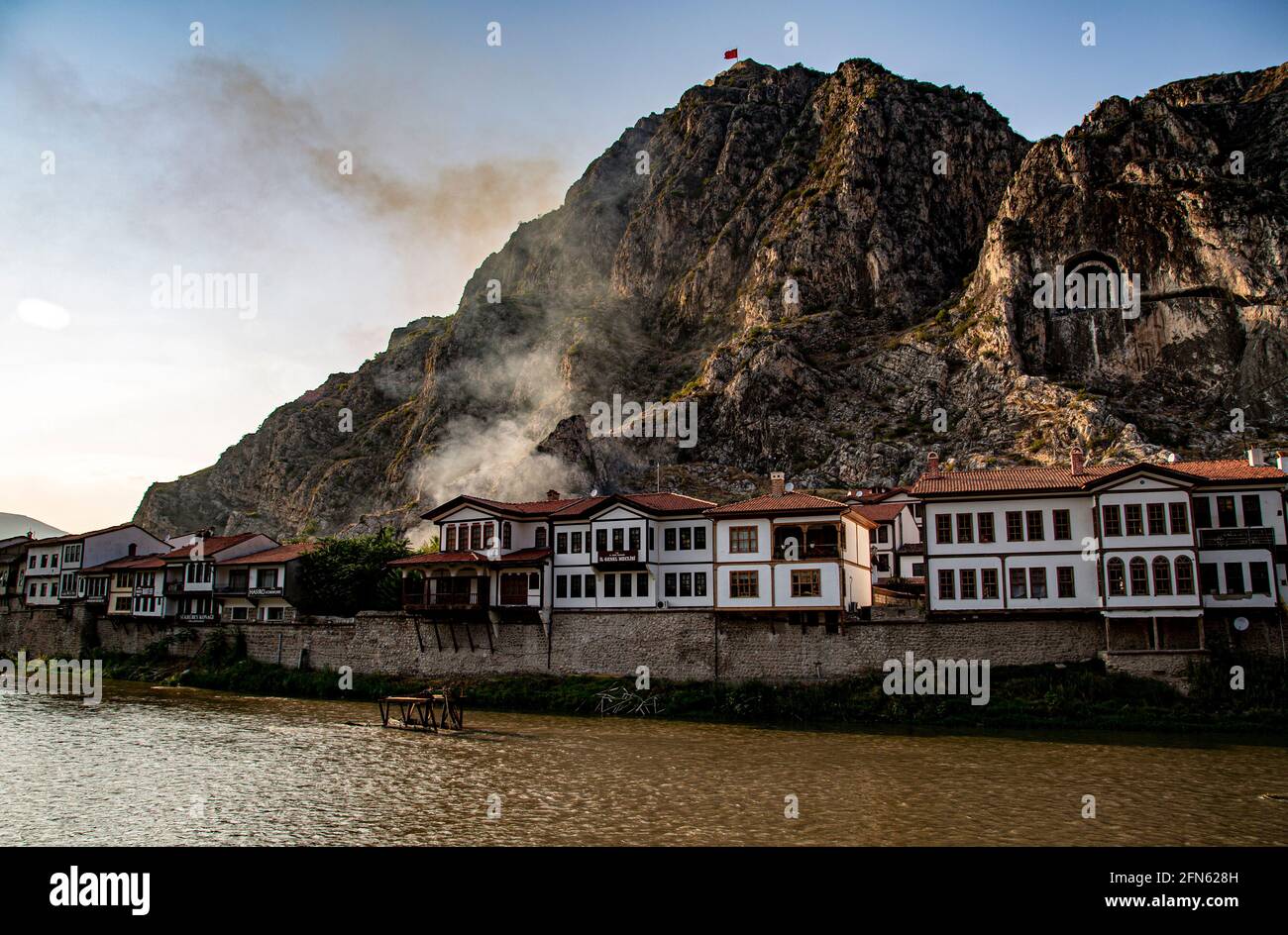 Amasya with its buildings that carries within themselves the ...