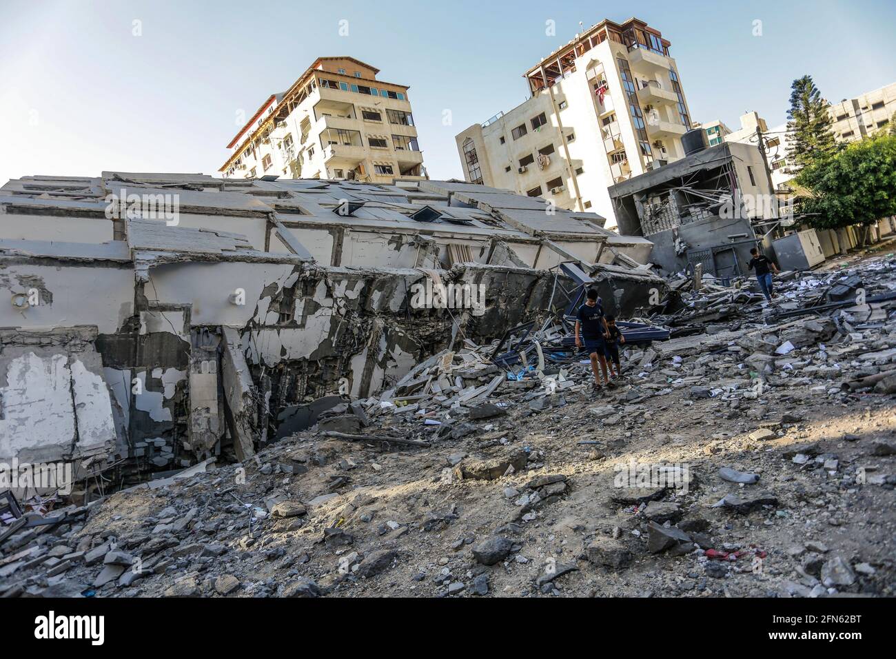 Destroyed hanadi tower hi-res stock photography and images - Alamy