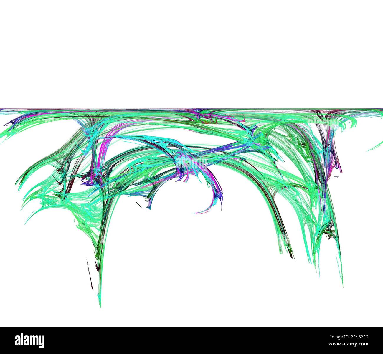 digital fractal on white background Stock Photo - Alamy