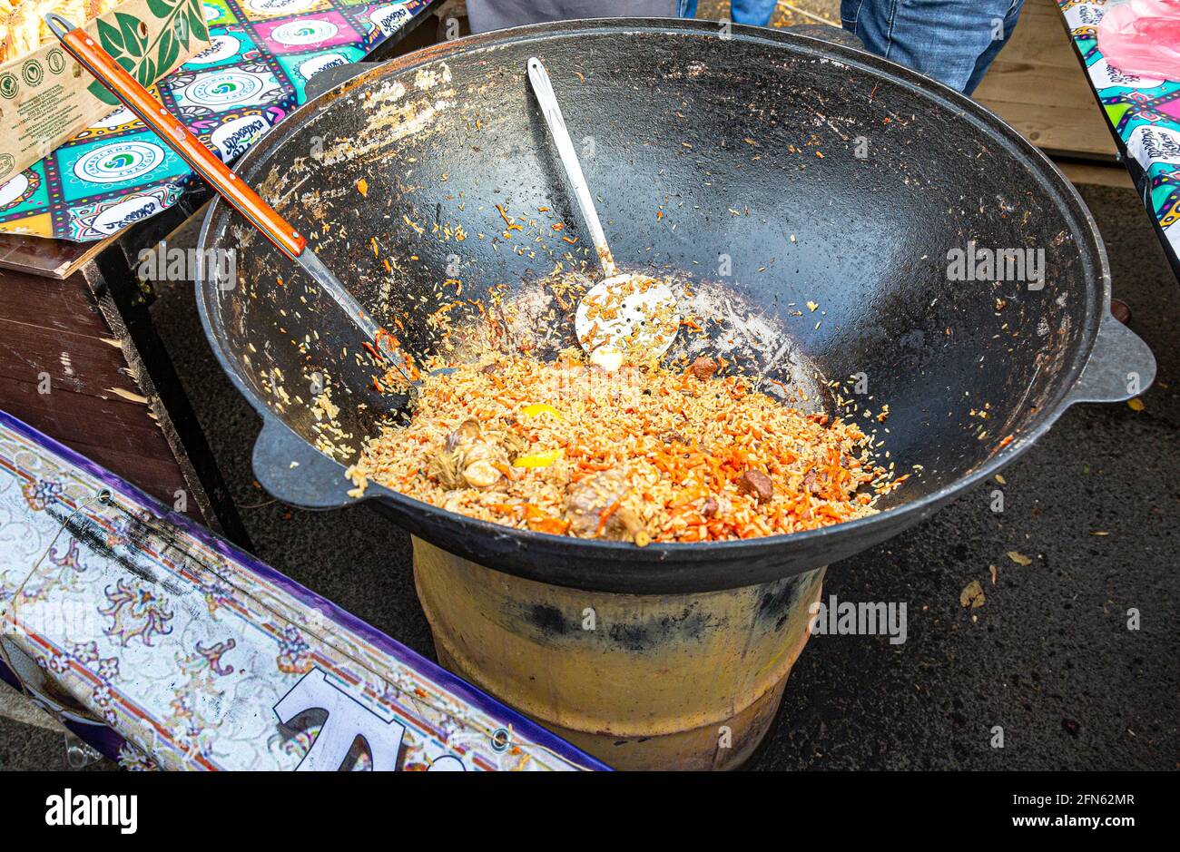 Appetizing traditional uzbek pilaf hi-res stock photography and images ...