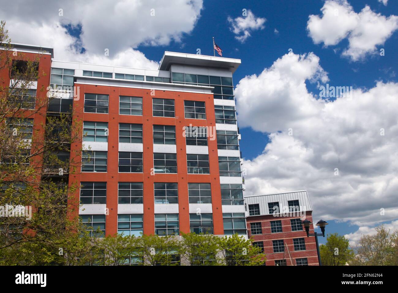 NORWALK, CT, USA - MAY 14, 2021: Modern building architecture near ...