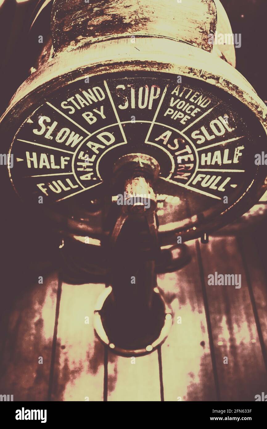 Ship Engine Control Room High Resolution Stock Photography and Images ...