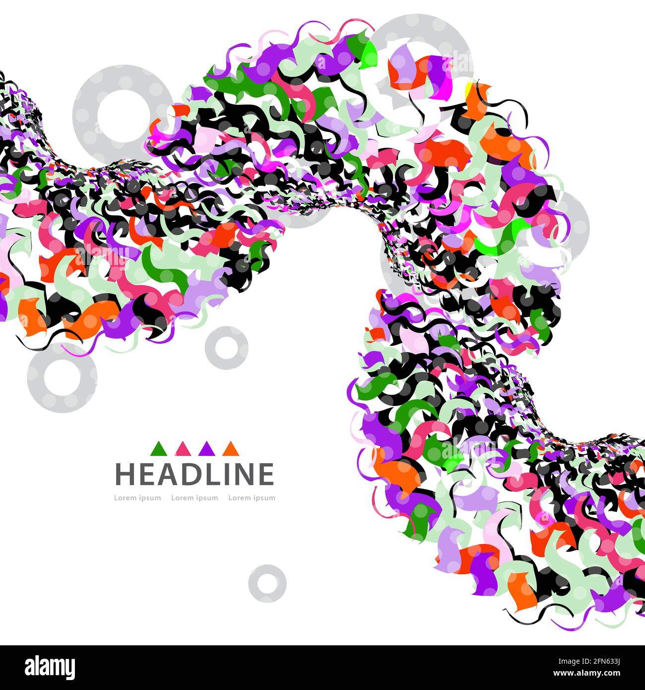 Brochure header colorful layout background template Stock Vector Image ...