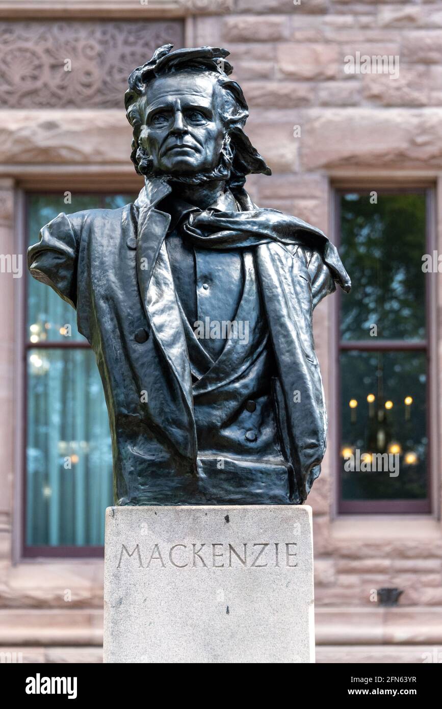 Bust of William Lyon Mackenzie designe by Walter Allward and located in ...