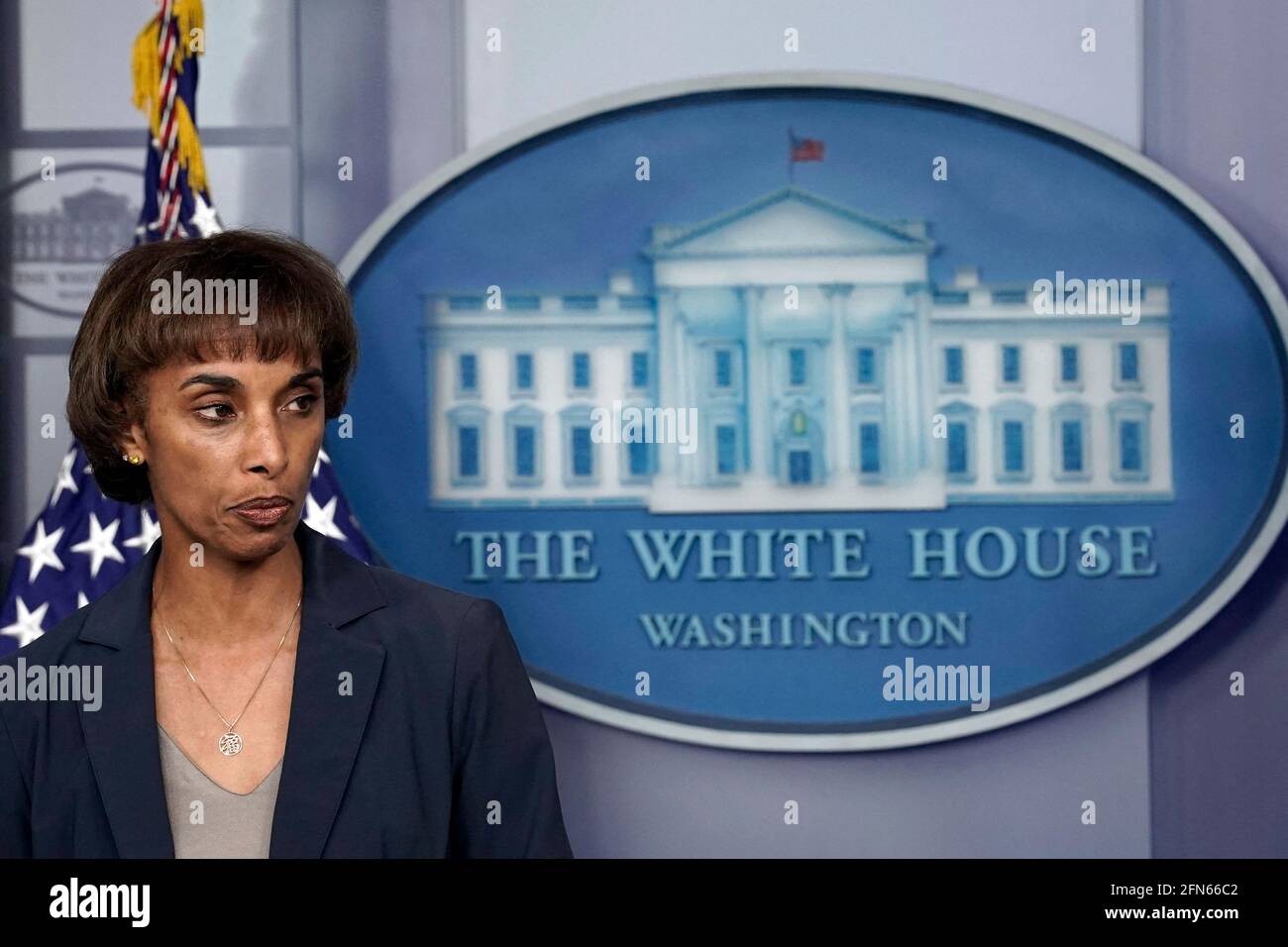 White House Council of Economic Advisers Chair Cecilia Rouse speaks at ...