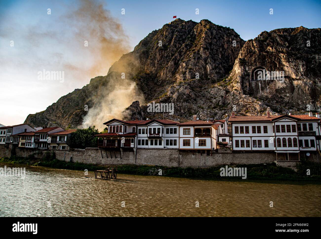 Amasya with its buildings that carries within themselves the ...