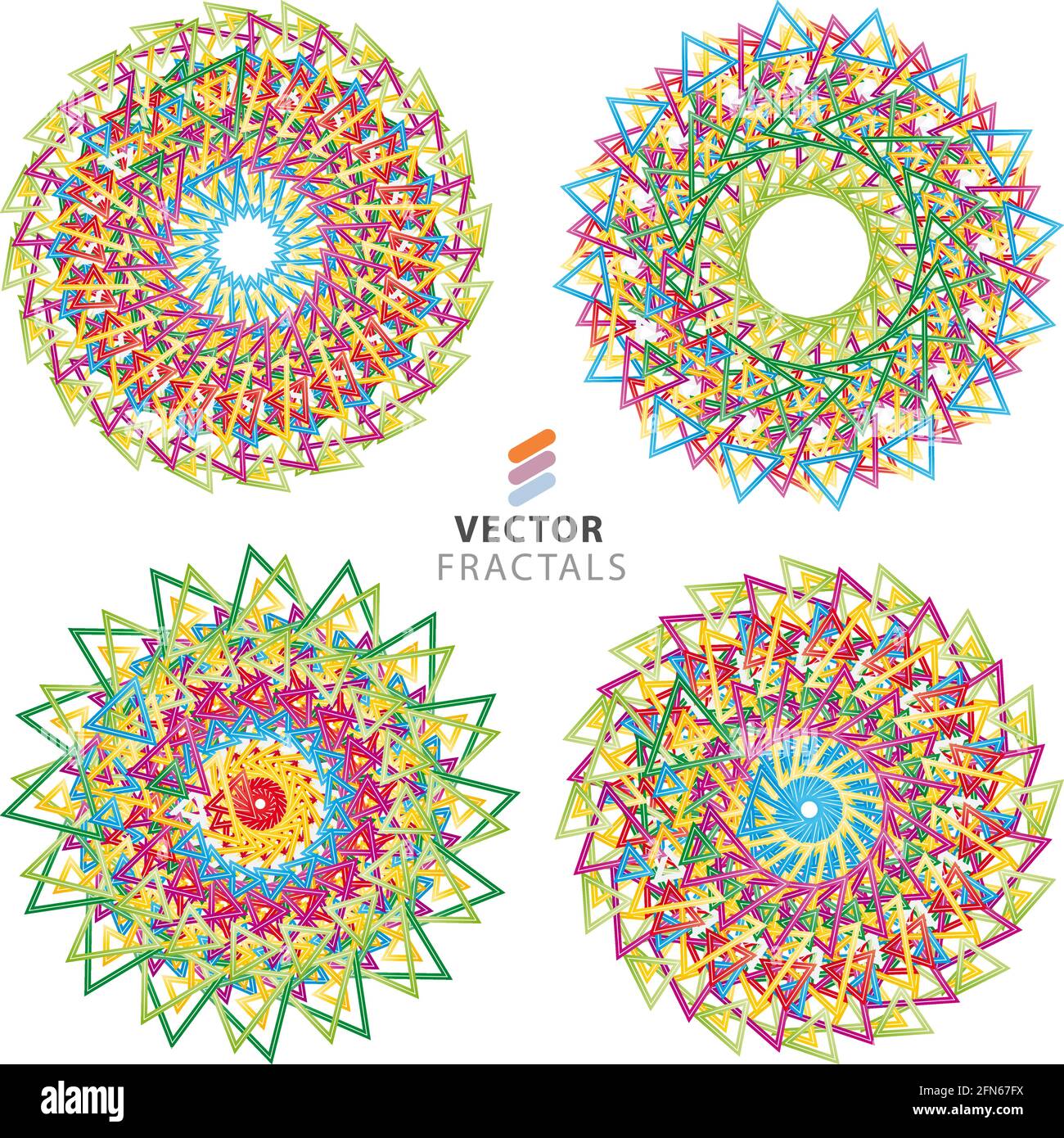 Mandala fractal Cut Out Stock Images & Pictures - Alamy