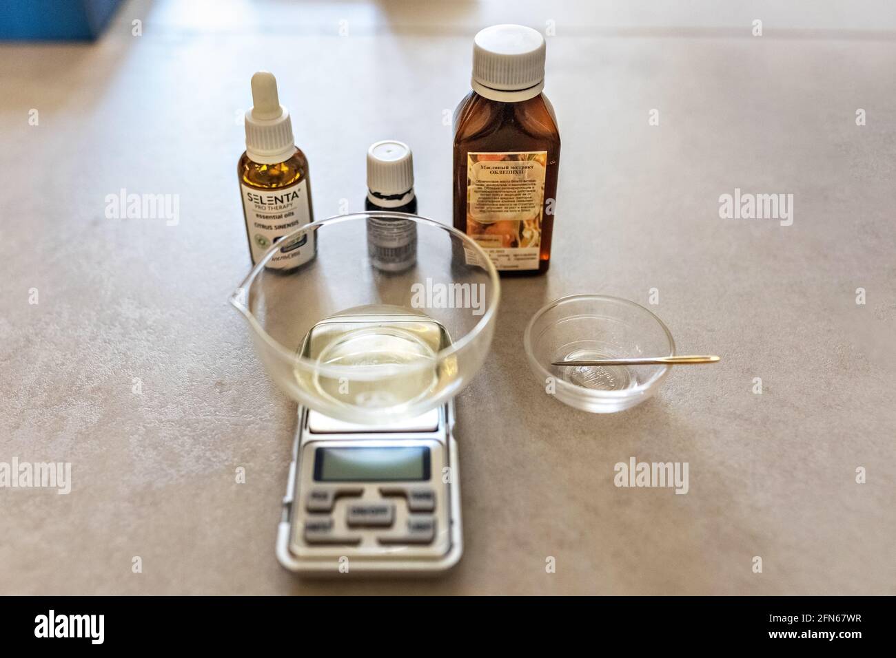 Soap making process hi-res stock photography and images - Alamy