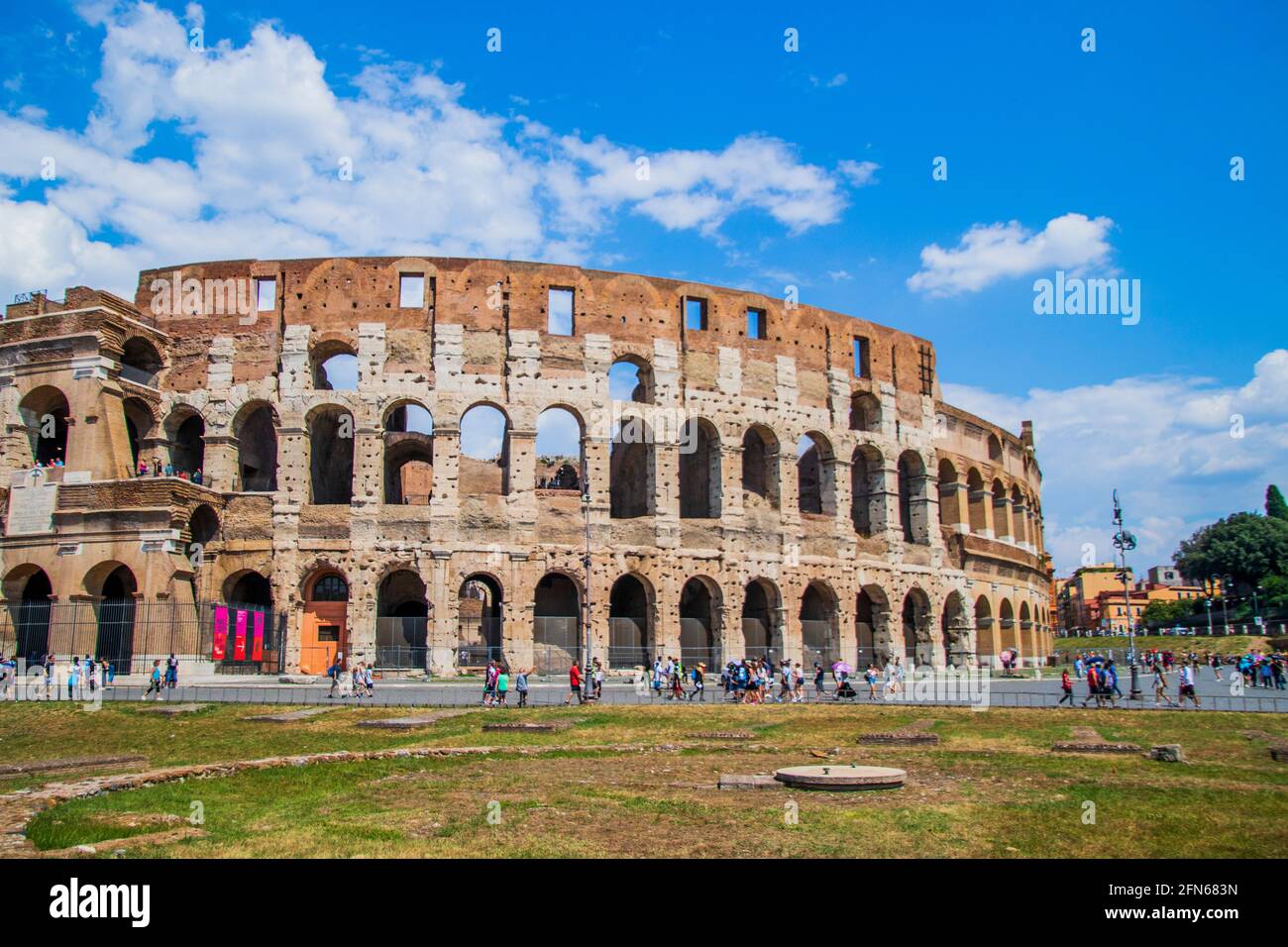 Various views of the Colosseum. Italy Stock Photo - Alamy