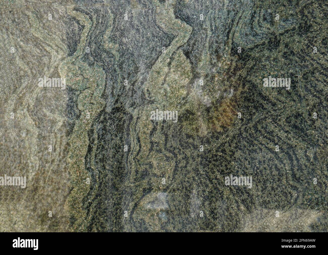 Marbled pattern of a smooth gray stone slab, natural stone cut and ...