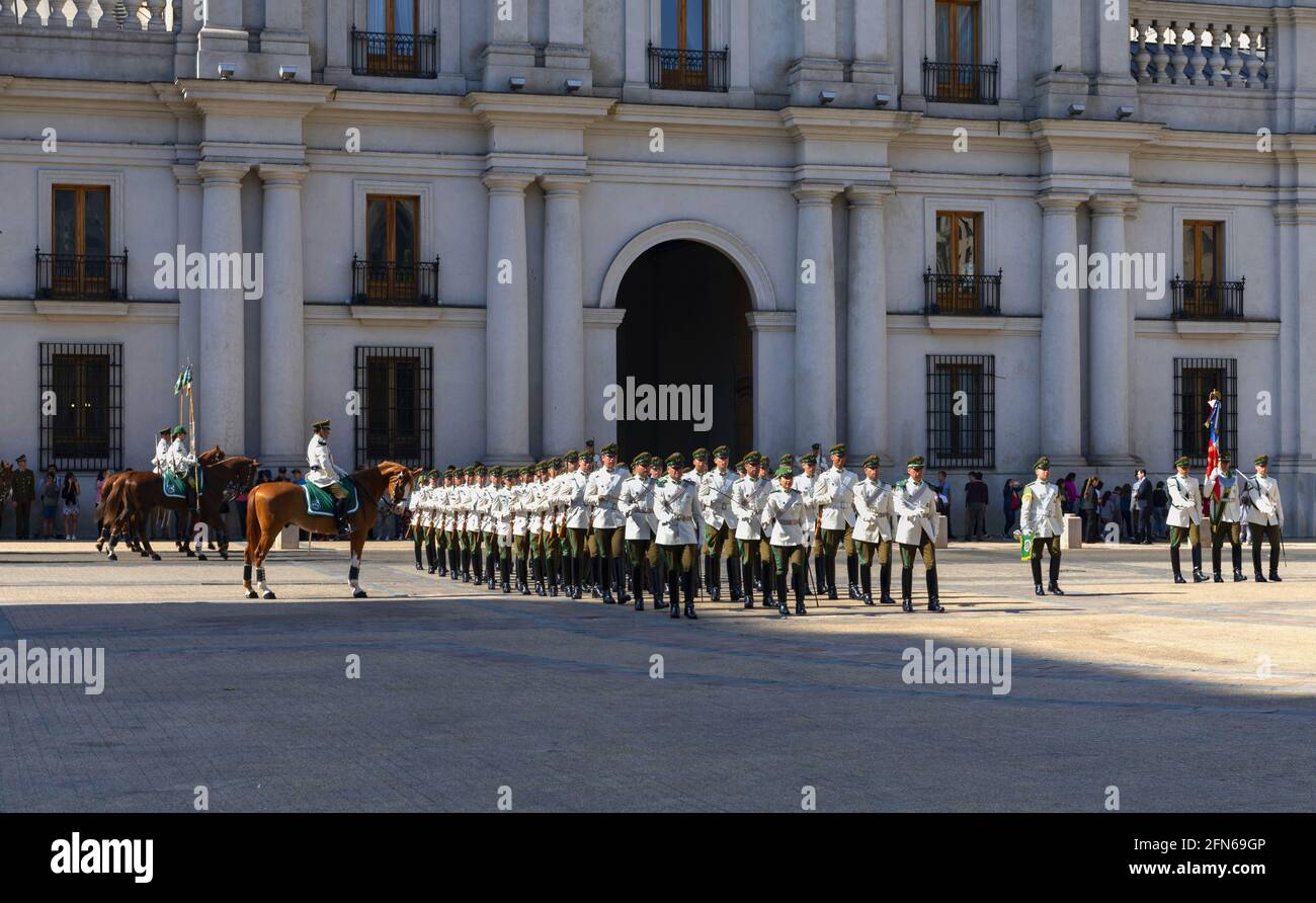 Military parade chile hi-res stock photography and images - Alamy