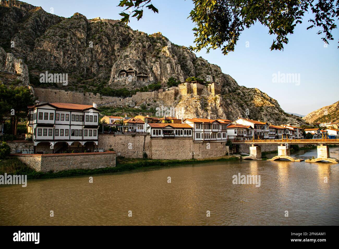Amasya with its buildings that carries within themselves the ...