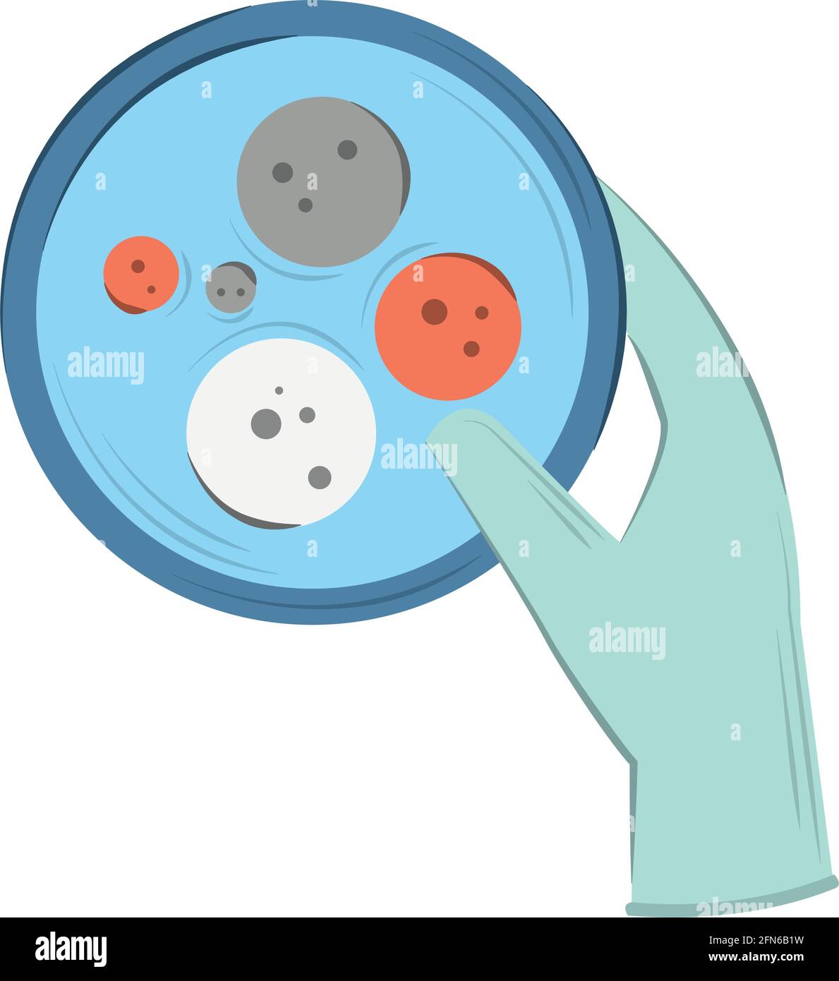 Lab petri dish Stock Vector Images - Alamy