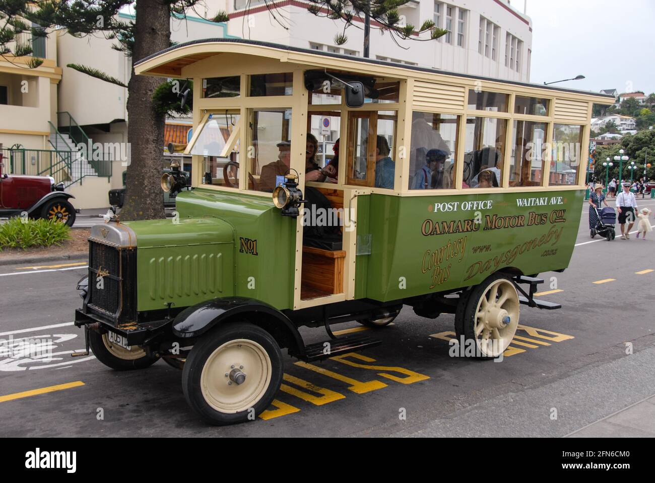 Public transport: a historic Austin bus which is used for short tours ...