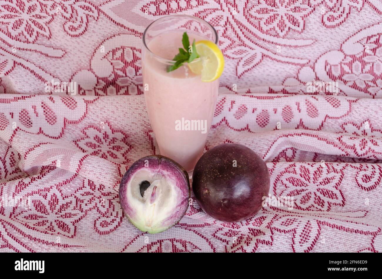 Juice Of Star Apples Stock Photo - Alamy