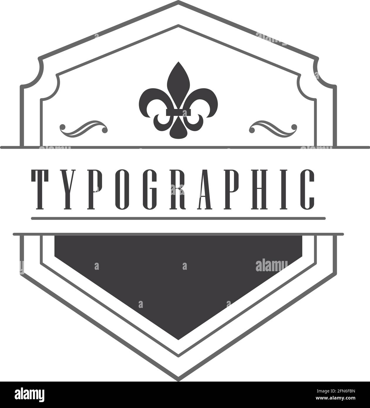 typographic vintage badge Stock Vector Image & Art - Alamy