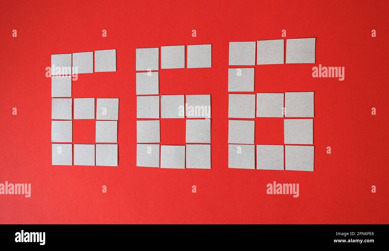 666 Number High Resolution Stock Photography and Images - Alamy