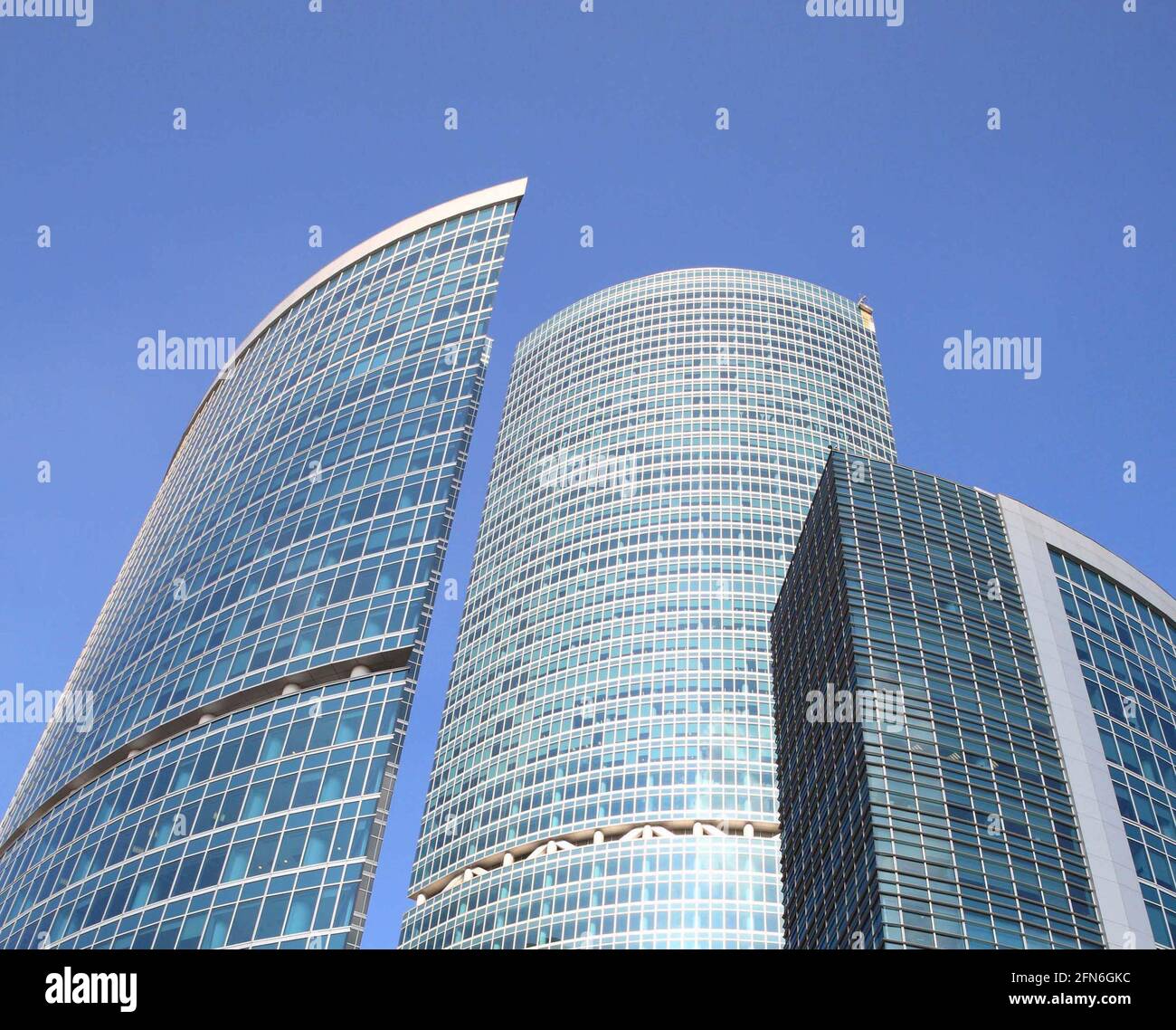 edge of office building on sky background Stock Photo - Alamy