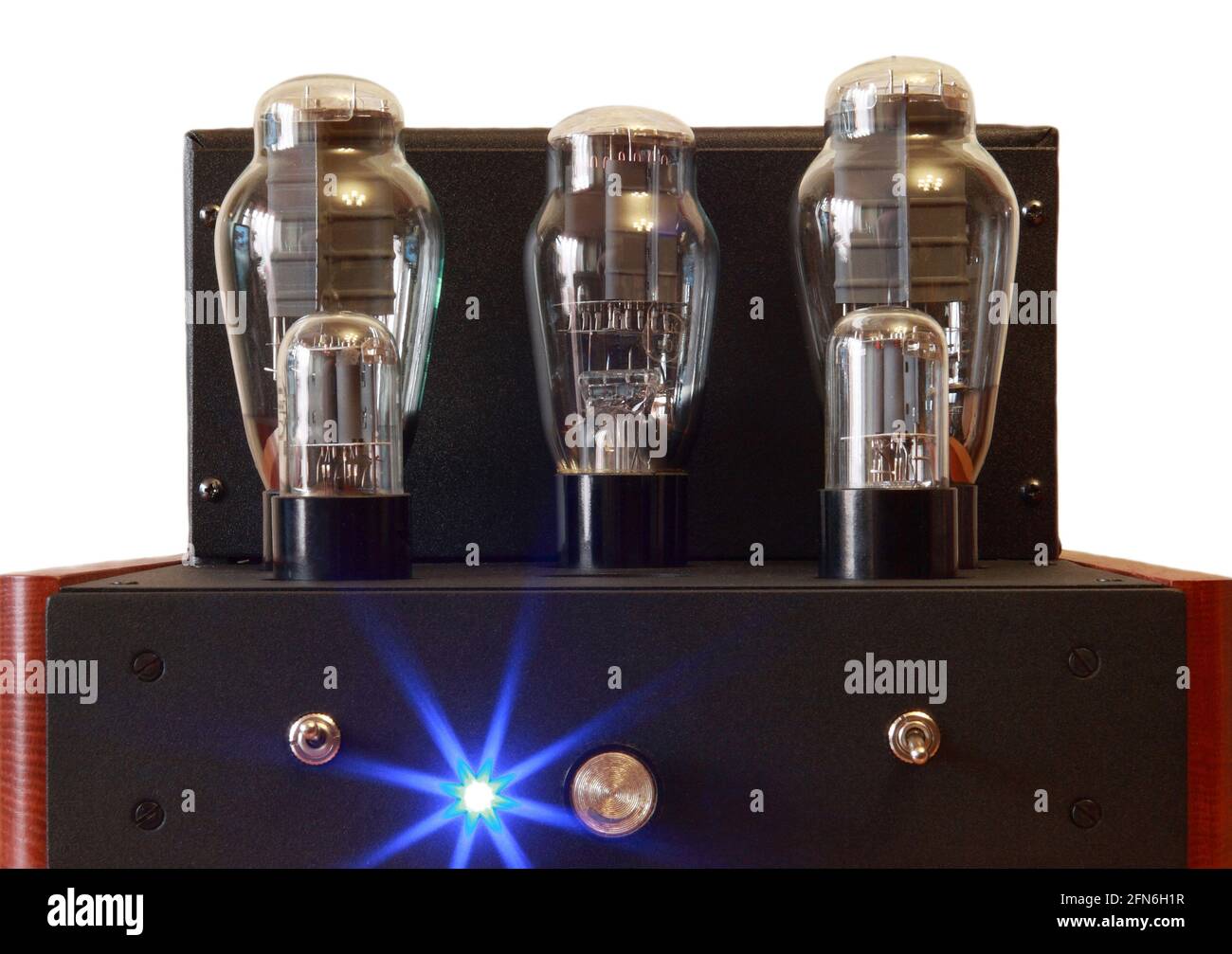 vacuum tube amplifier with 300B triodes Stock Photo - Alamy