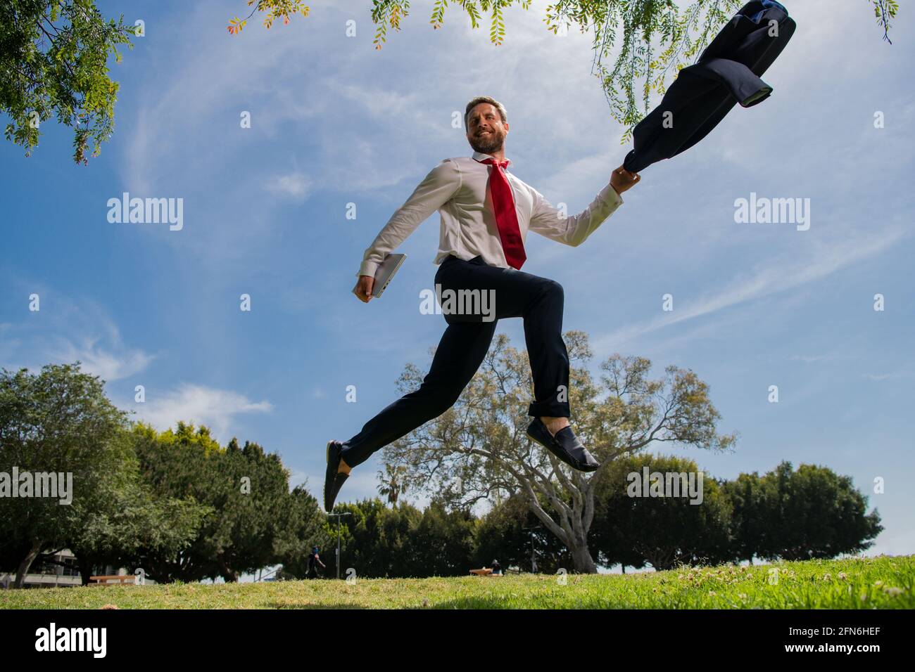 Running business man. Conceot of competition with running businessman ...