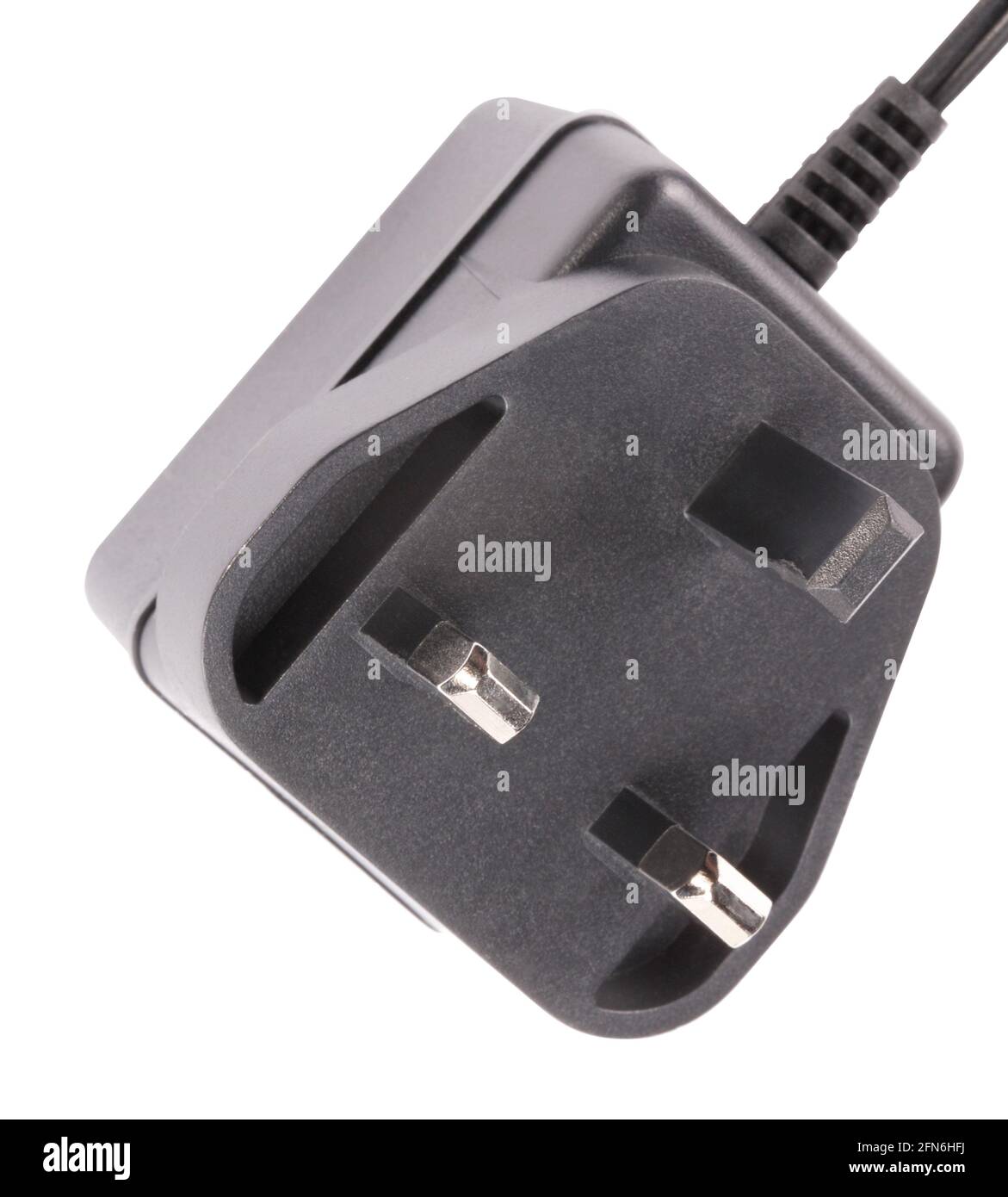 UK Outlet Plug with Cord Isolated Stock Photo - Alamy
