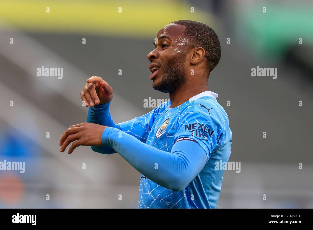 Raheem Sterling #7 of Manchester City during the game Stock Photo - Alamy