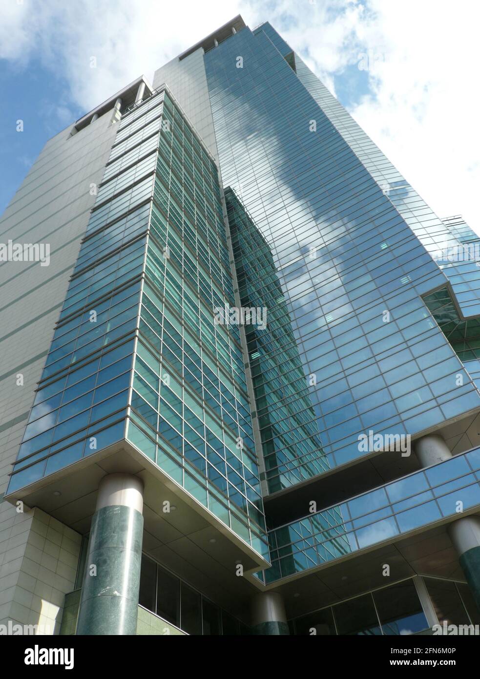 edge of office building on sky background Stock Photo - Alamy