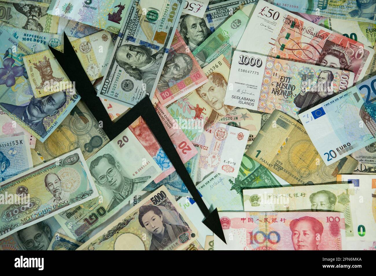 World currency banknote hi-res stock photography and images - Alamy