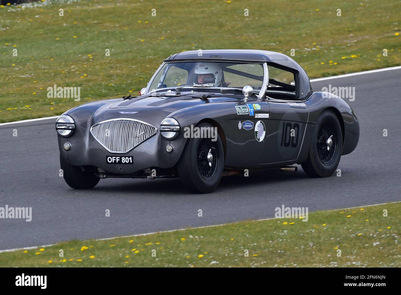 Mike Thorne, Sarah Bennett-Baggs, Austin Healey 100 M, RAC Woodcote ...