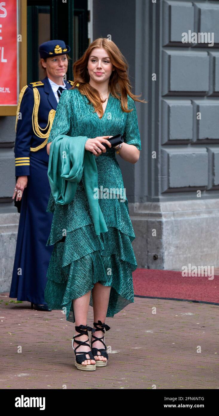 Princess Alexia arriving for the tv special ‘’ A life full of music ...