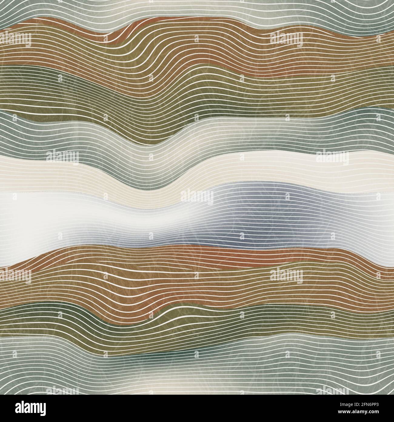 Seamless natural landscape hill pattern for print Stock Photo - Alamy