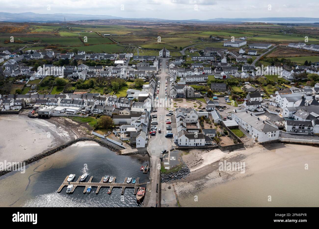 Drone view islay hi-res stock photography and images - Alamy