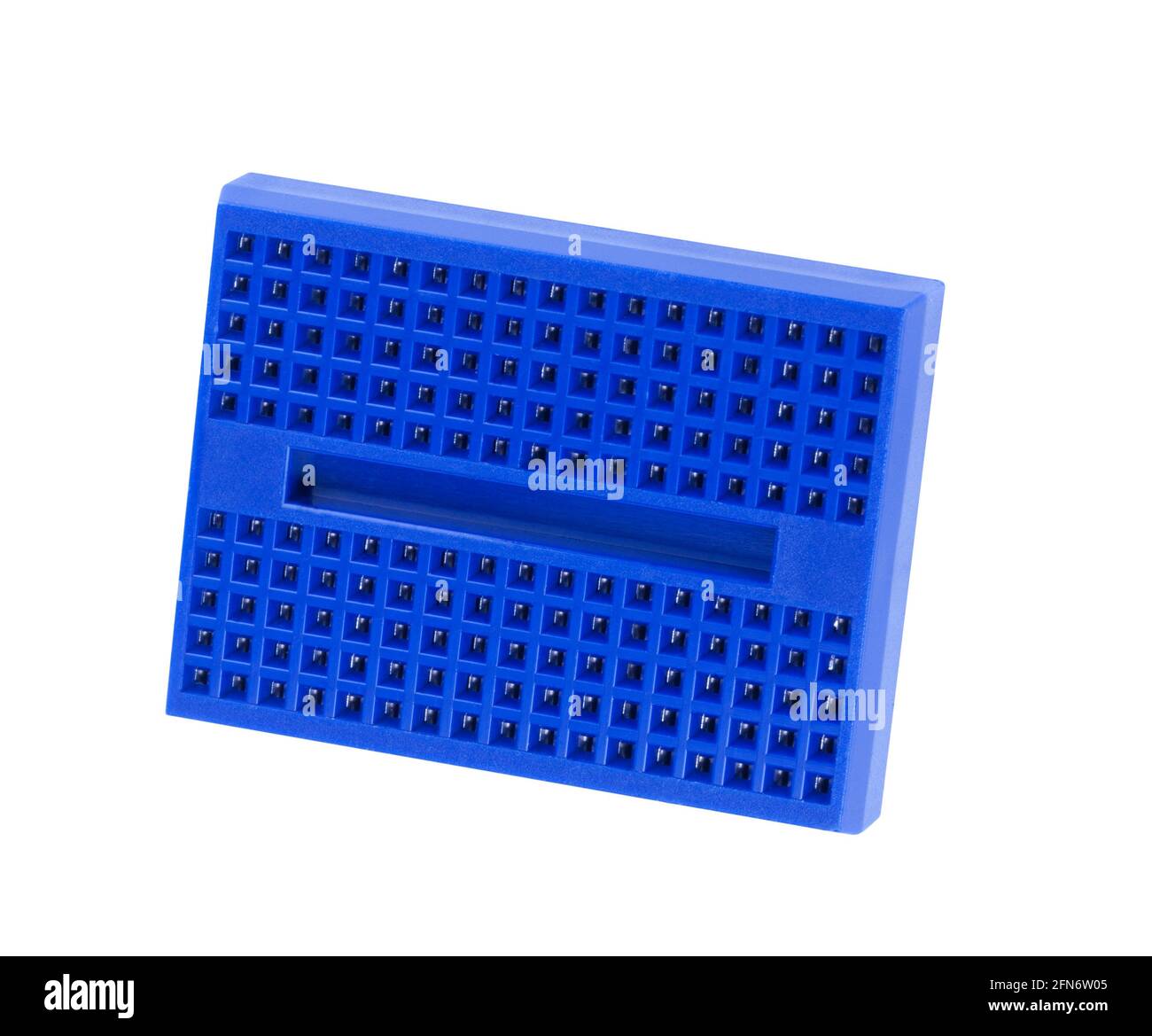 Mini Solderless Prototype Breadboard isolated Stock Photo - Alamy