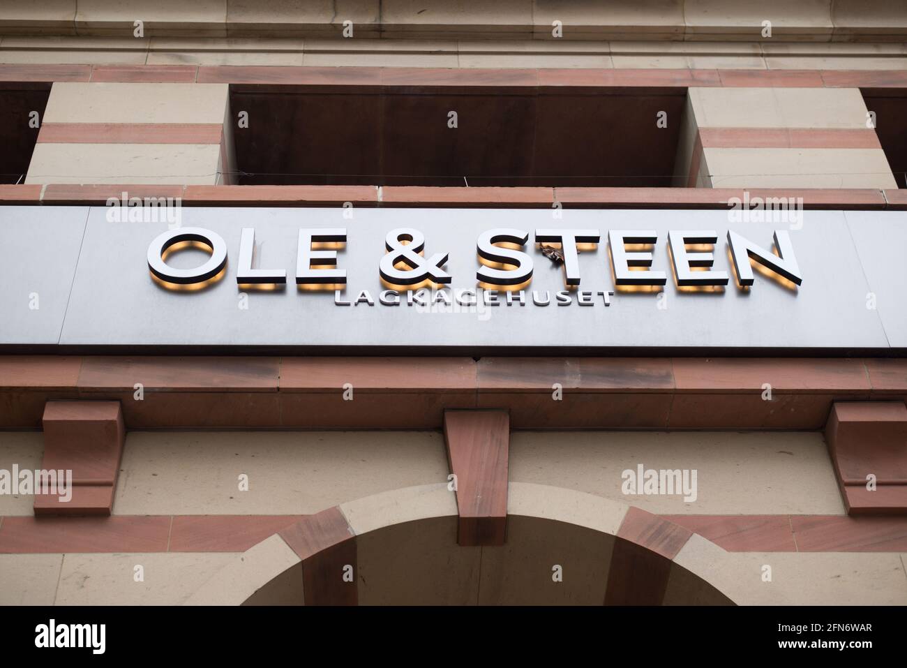 Ole & Steen Lagkagehuset Bakery Cafe Logo Shop Sign Stock Photo - Alamy