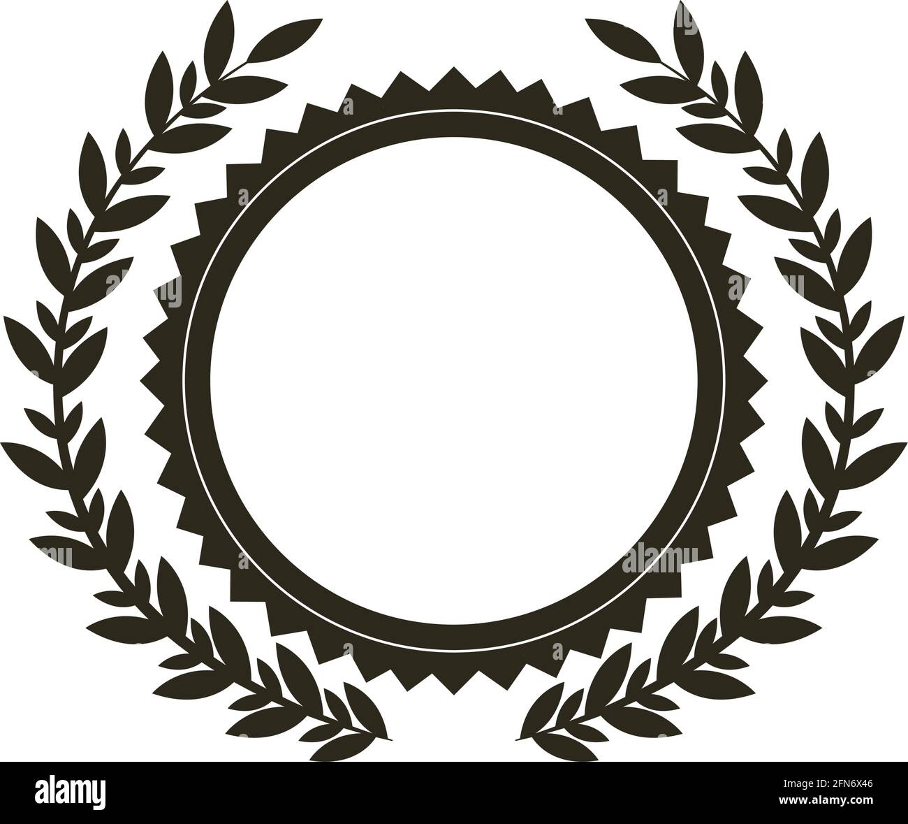 round label template Stock Vector Image & Art - Alamy