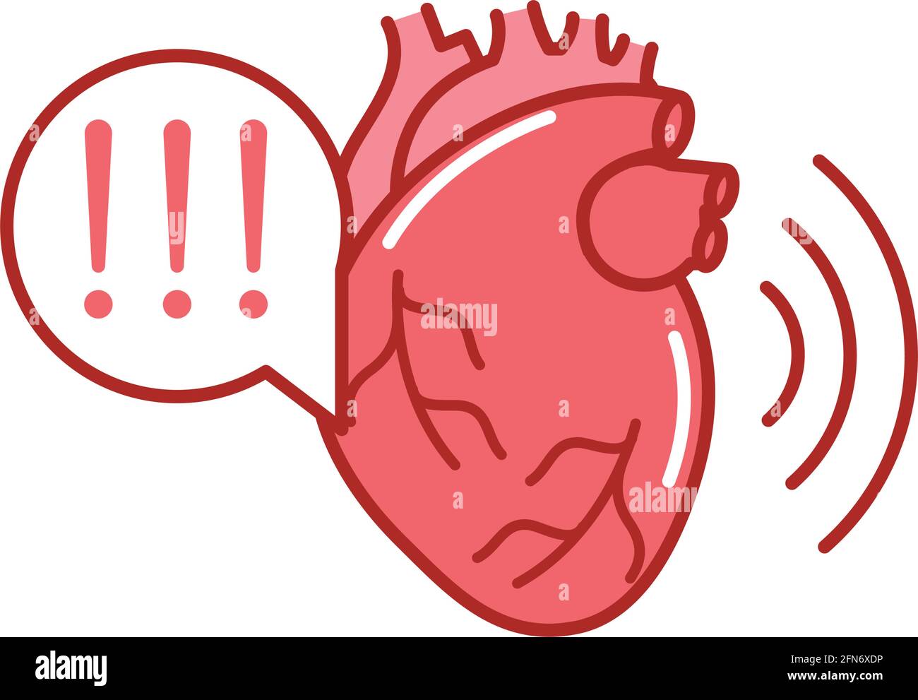 problem heart disease Stock Vector Image & Art - Alamy