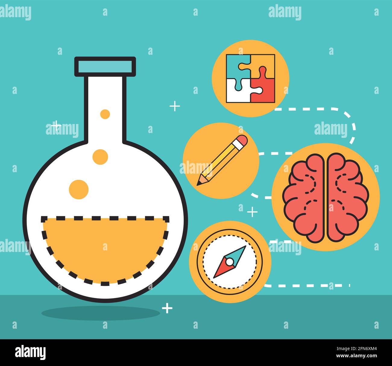 Science of puzzles hi-res stock photography and images - Alamy