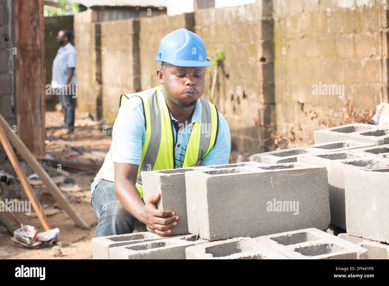 Nigeria building site hi-res stock photography and images - Alamy