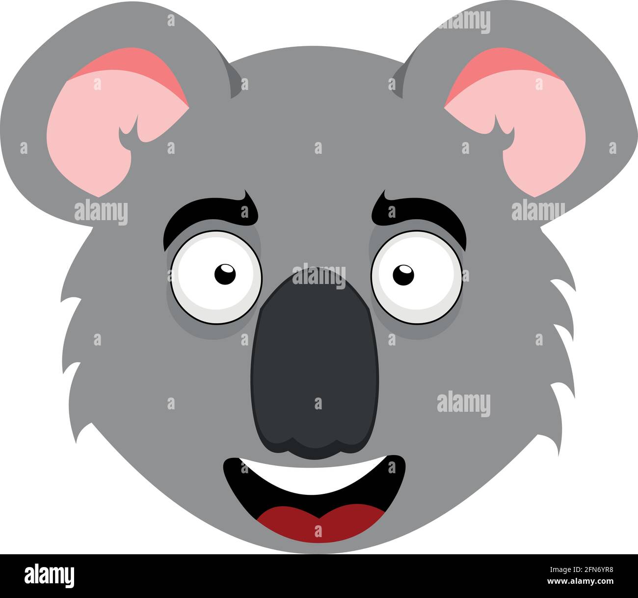 Koala Cartoon Face