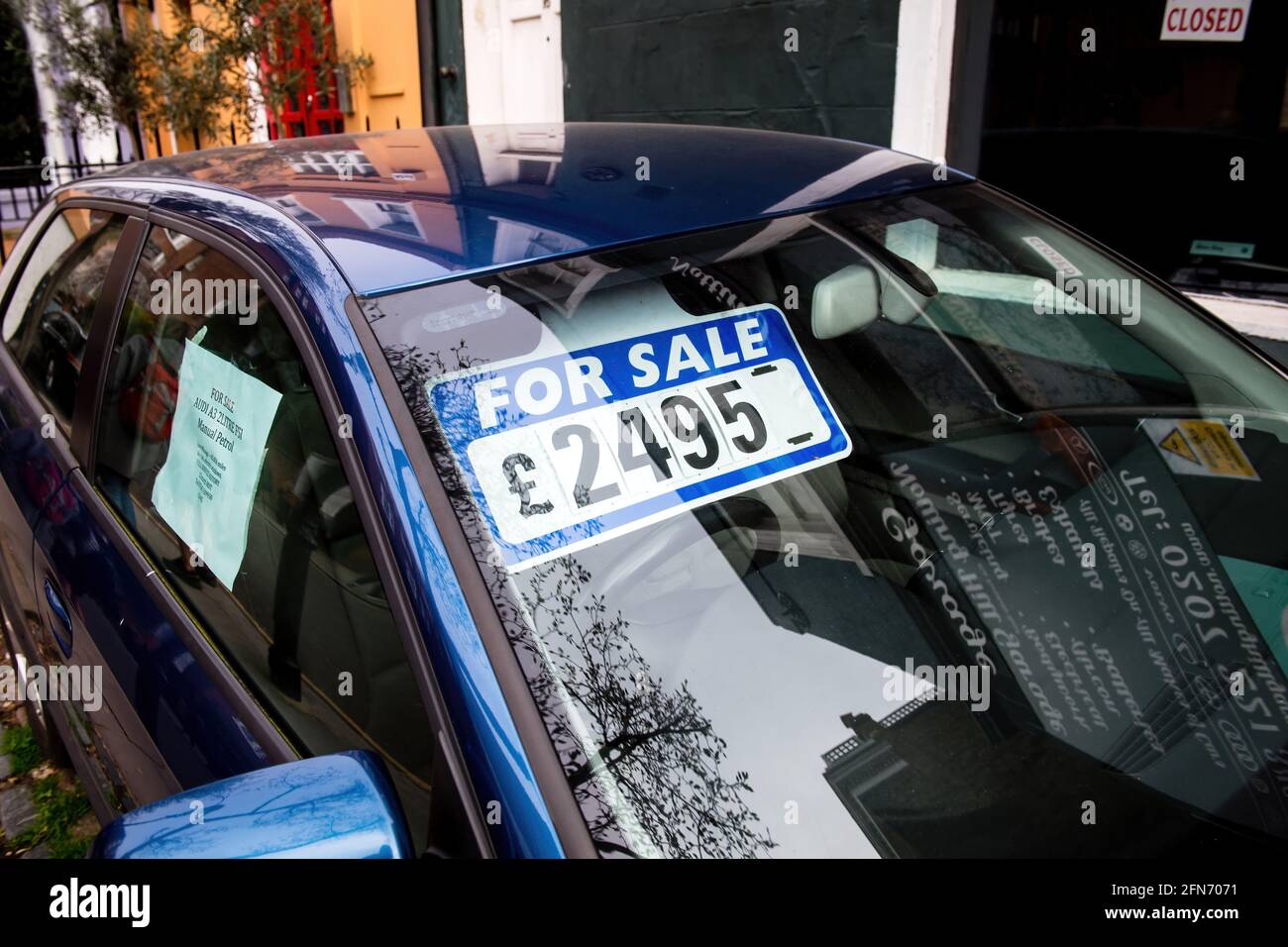 We buy any car signage hi-res stock photography and images - Alamy