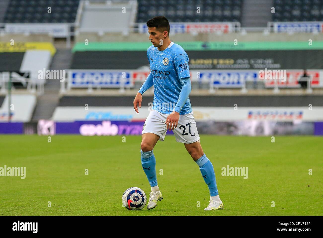 Newcastle, UK. 14th May, 2021. João Cancelo #27 of Manchester City in ...