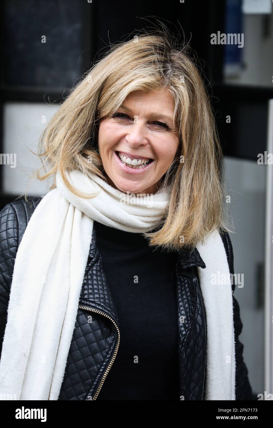 London, UK. 14th May, 2021. Kate Garraway seen arriving for her Smooth ...