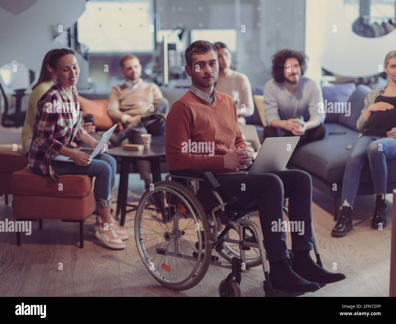 Disabled job interview hi-res stock photography and images - Alamy