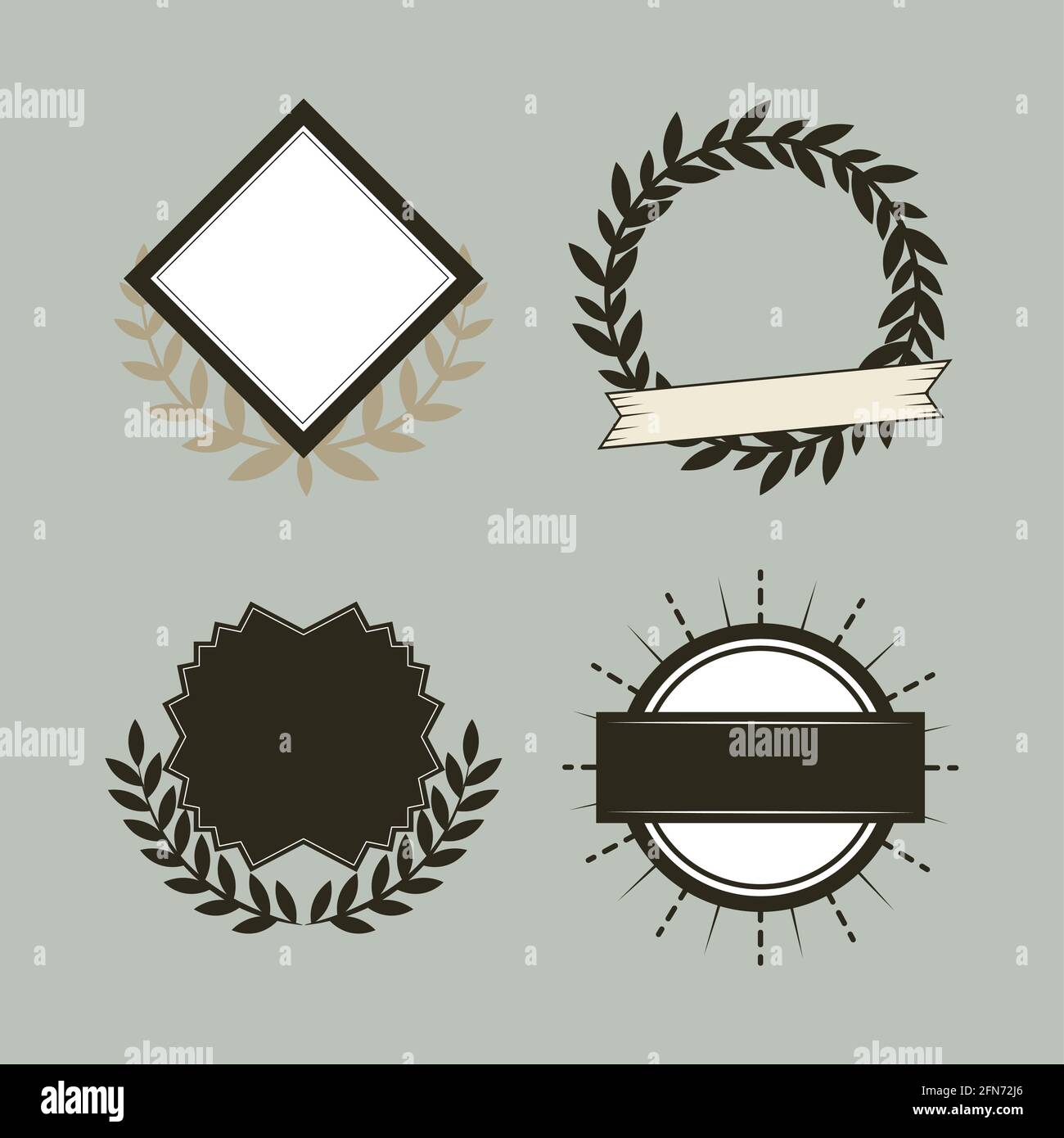 collection labels template Stock Vector Image & Art - Alamy