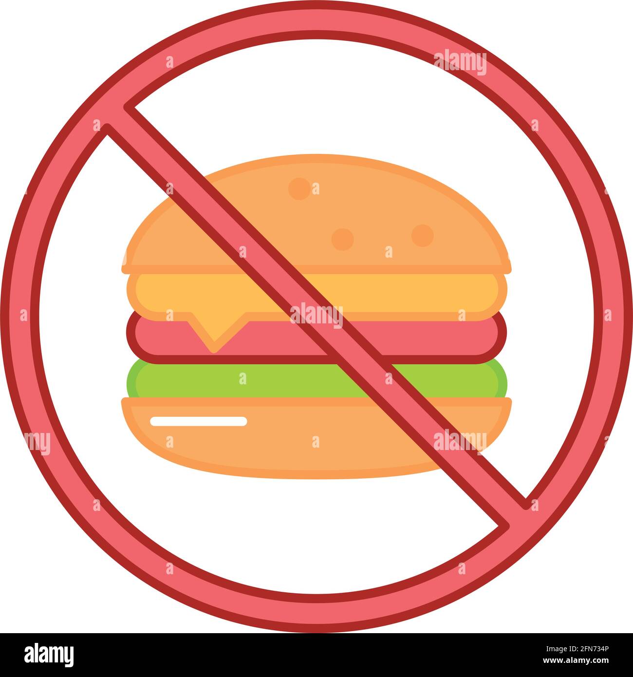 Say No To Junk Food Poster