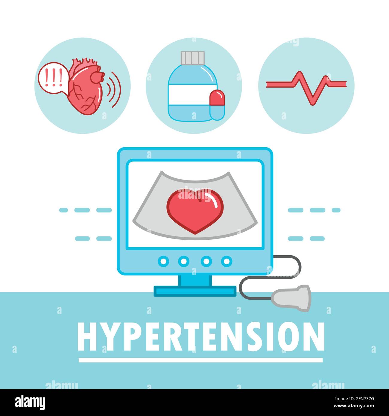 hypertension healthcare banner Stock Vector Image & Art - Alamy