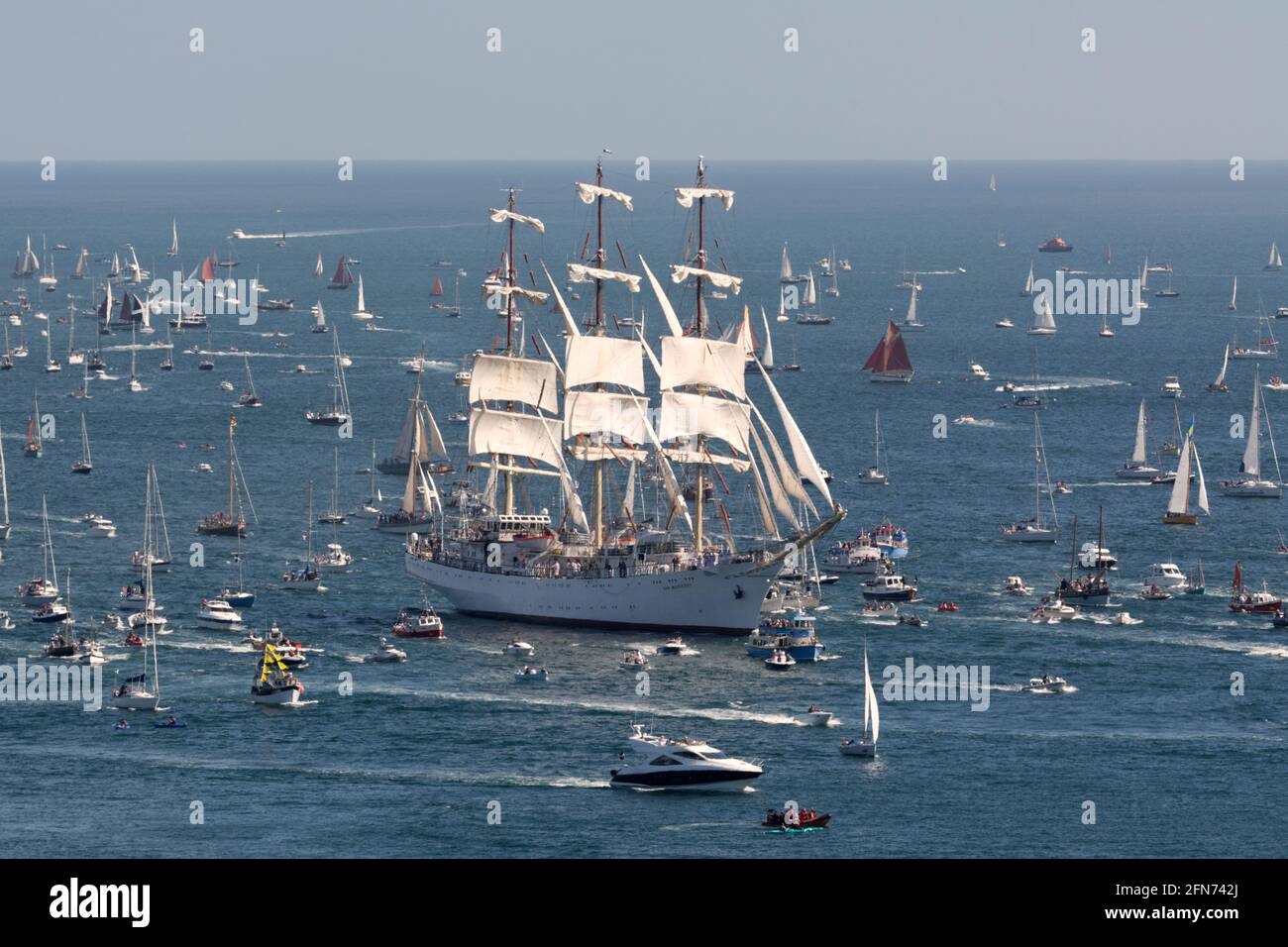 Tall Ships Race Falmouth Cornwall Stock Photo - Alamy
